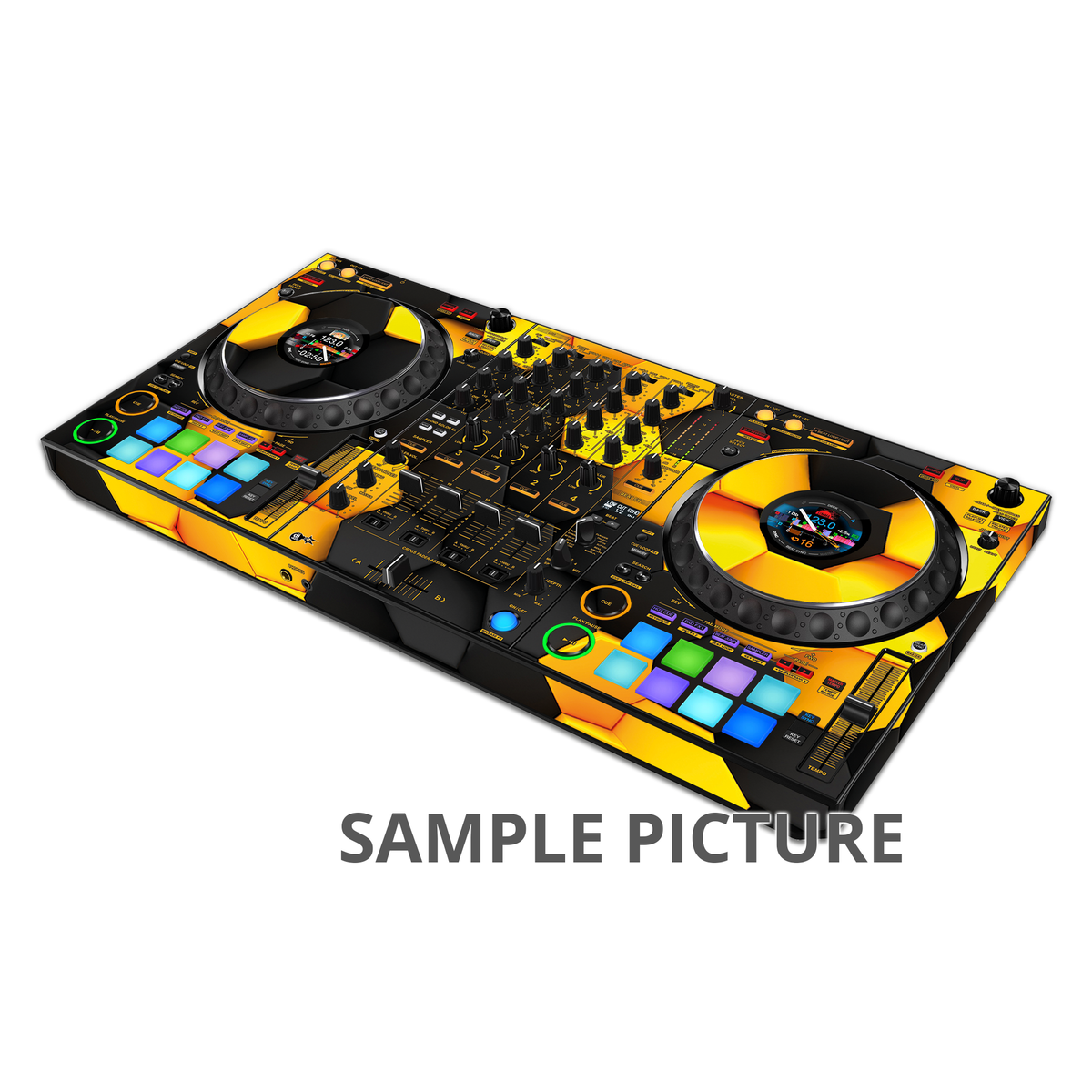 dj-skins Design HONEYCOMB (YELLOW) – DJ Skins