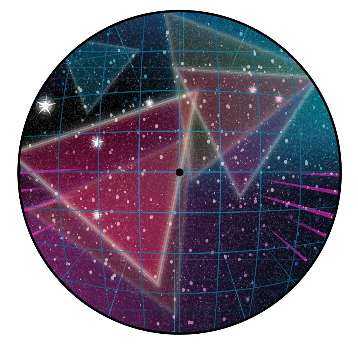 DJ Skins® Universal Slipmat 12 Inch Skin 80s Synth
