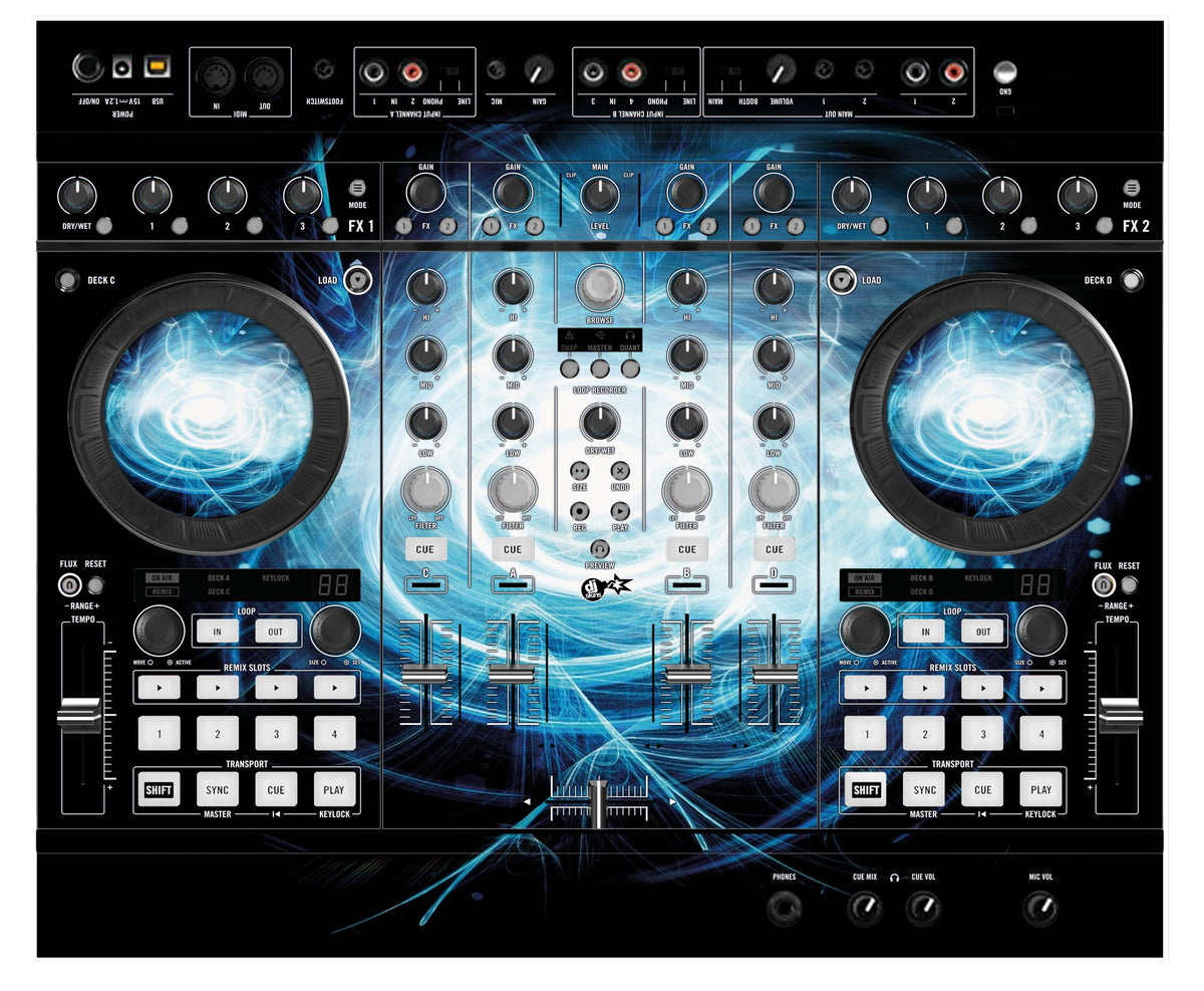 Native Instruments S4 MK2 Skin BLACK HOLE dj skins – DJ Skins