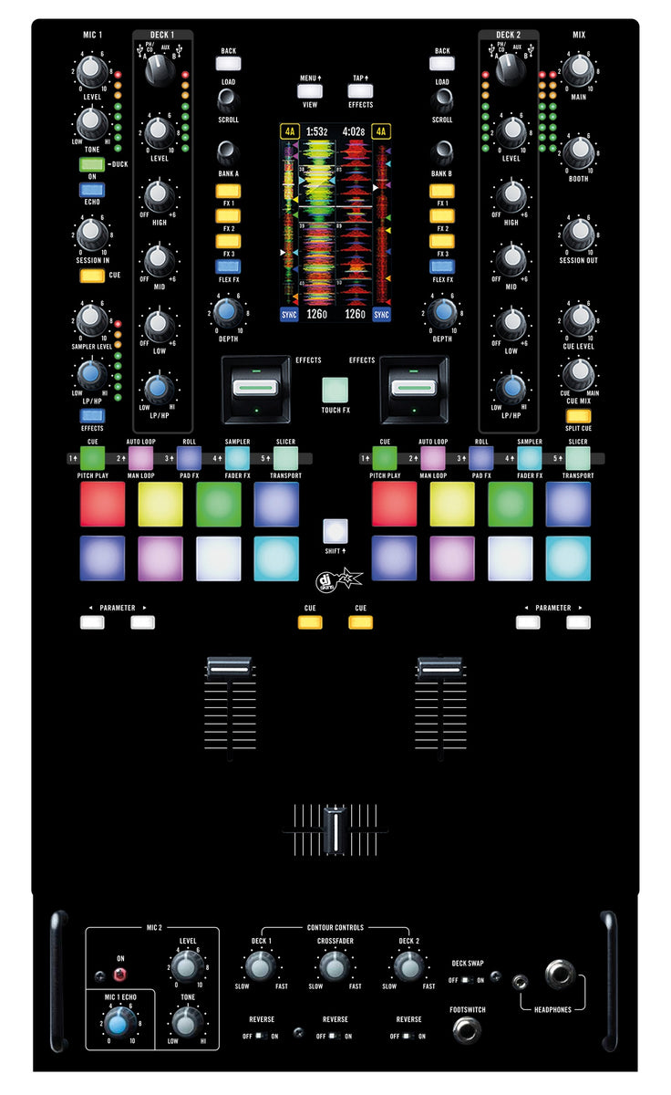 DJ Skins® Rane 72 Skin Black