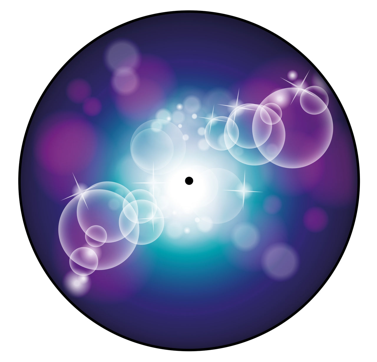 DJ Skins® Universal Slipmat 12 Inch Skin Bubble Space
