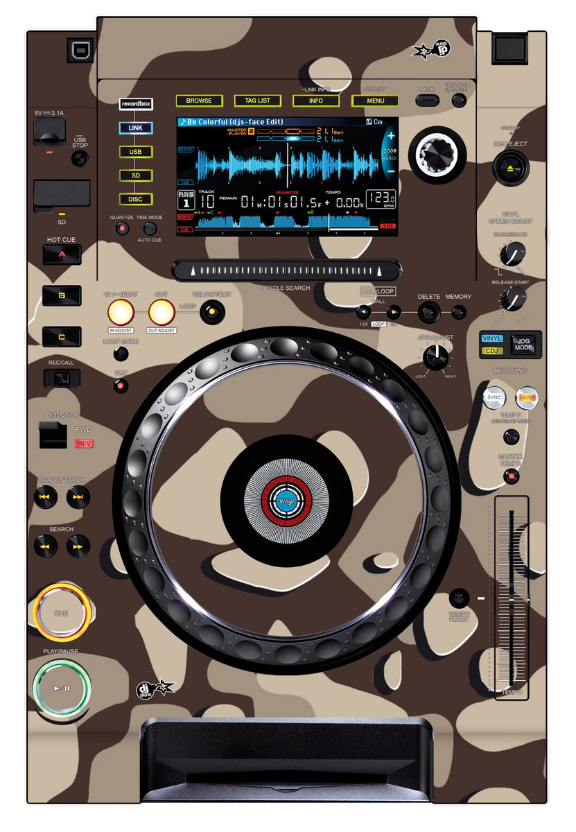 DJ Skins® Pioneer DJ CDJ 2000 NEXUS Skin Camo Desert
