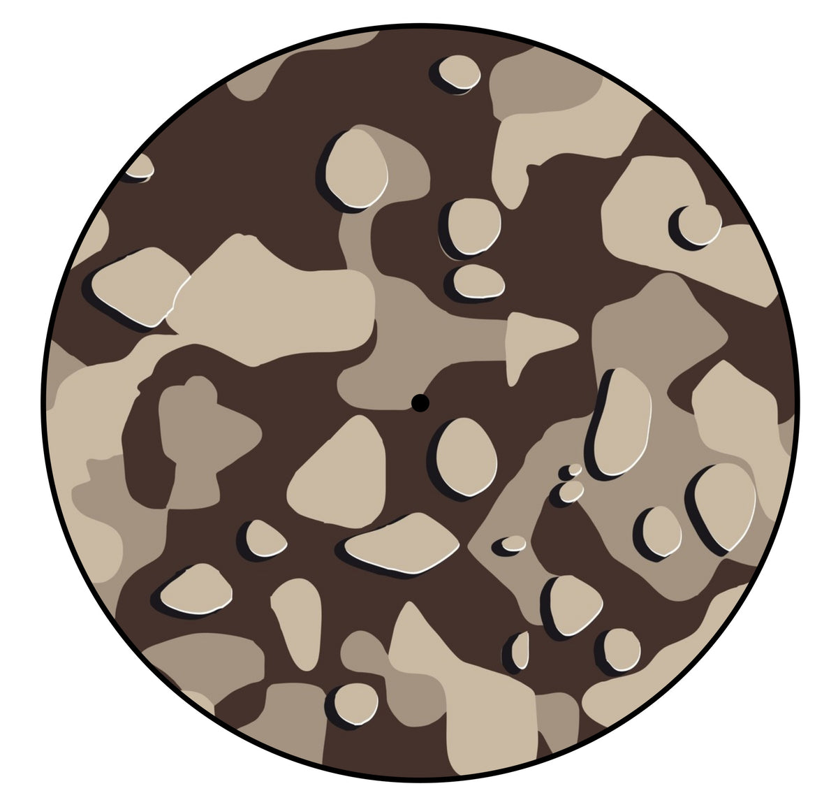 DJ Skins® Universal Slipmat 12 Inch Skin Camo Desert