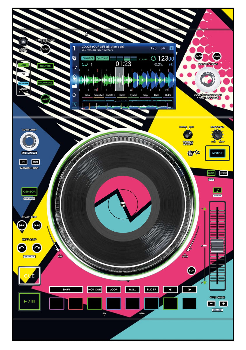 DJ Skins® Denon DJ SC 5000 M Skin Comic