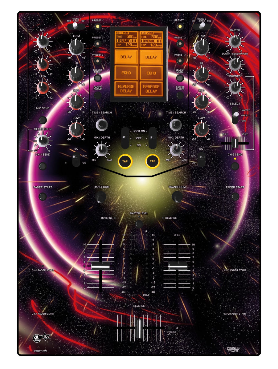 DJ Skins® Pioneer DJ DJM 909 Skin Futurewarp