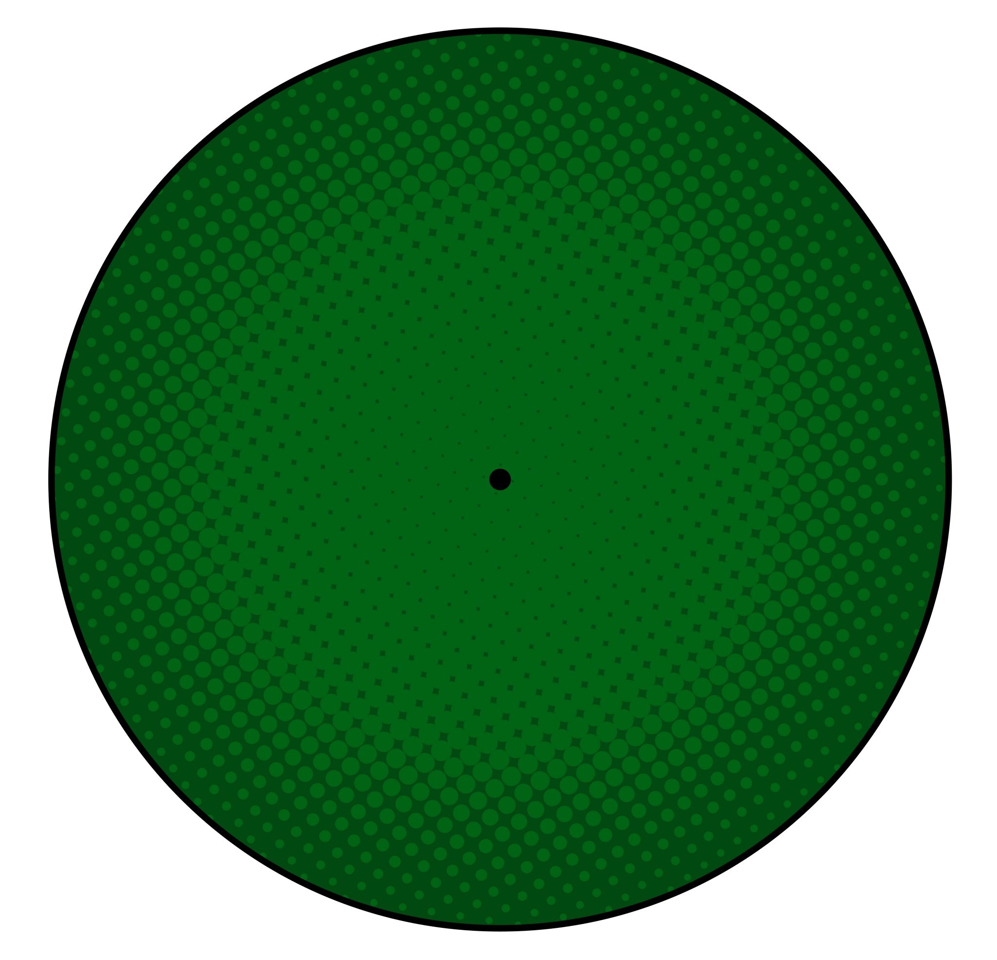 DJ Skins® Universal Slipmat 12 Inch Skin Gradienter Green