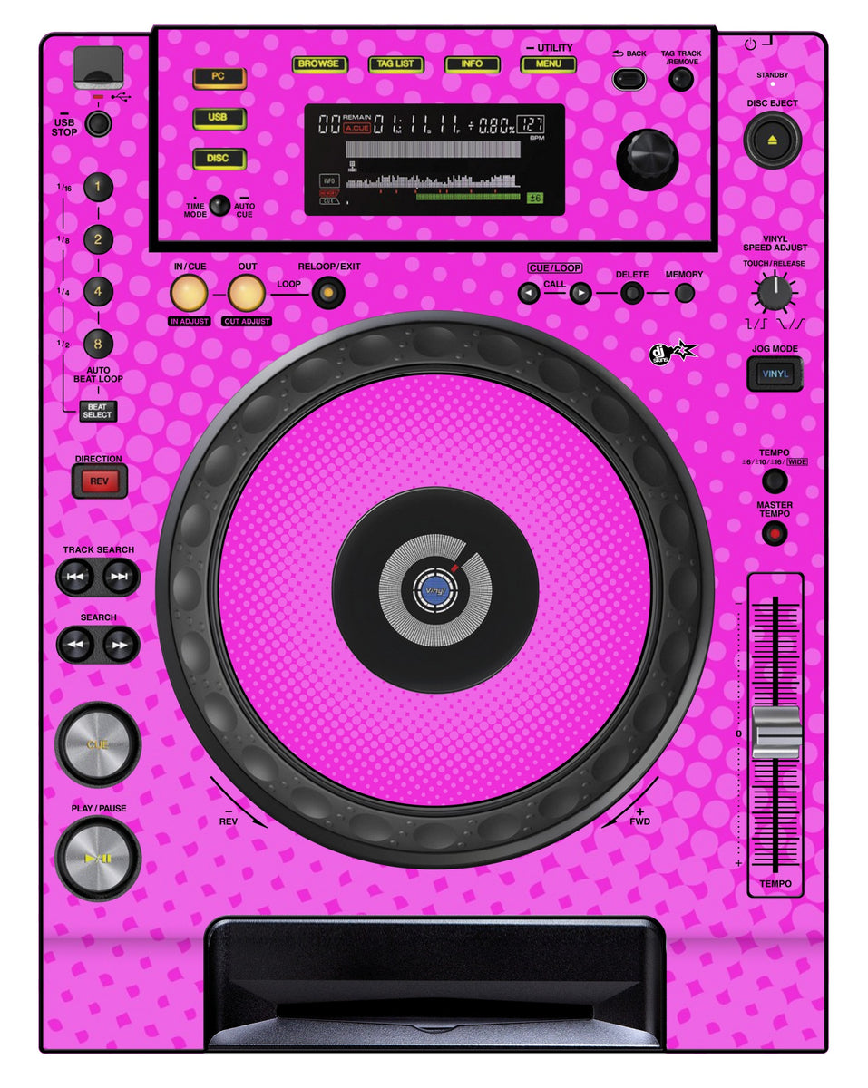 DJ Skins® Pioneer DJ CDJ 850 Skin Gradienter Pink