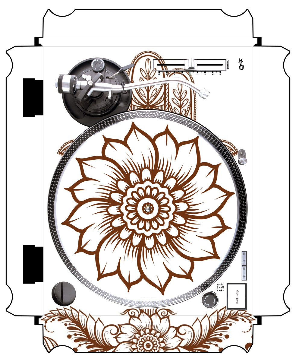 DJ Skins® Technics 1200 / 1210 MK2 VERTICAL Skin Henna Classic
