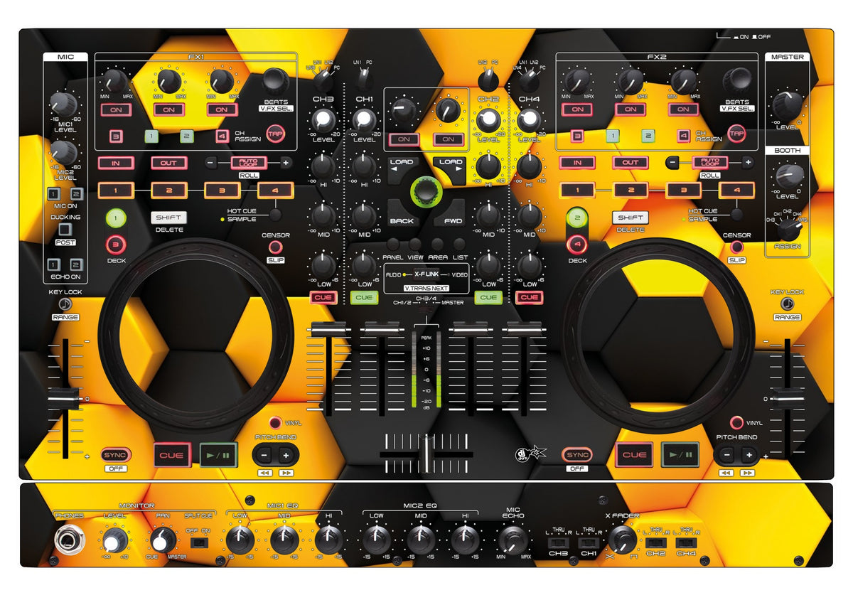 DJ Skins® Denon DJ MC 6000 MK2 Skin Honeycomb