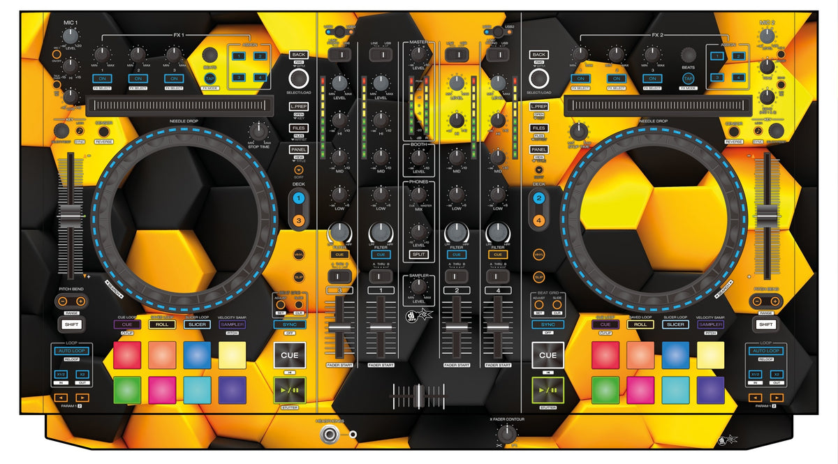 DJ Skins® Denon DJ MC 7000 Skin Honeycomb