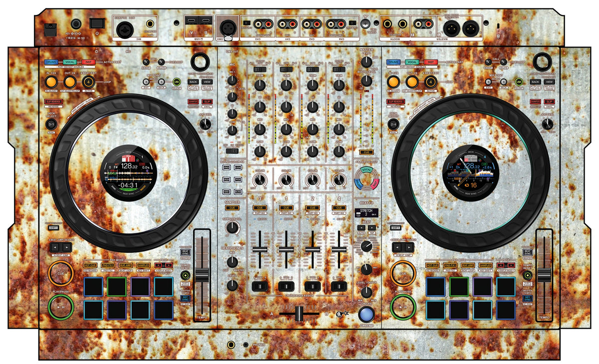DJ Skins® Pioneer DJ DDJ FLX10 Skin In-Rust-Rial