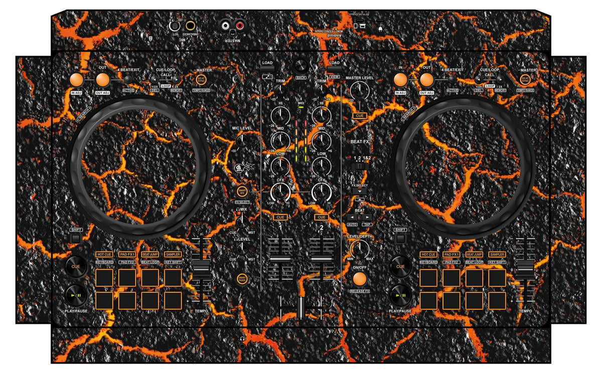 DJ Skins® Pioneer DJ DDJ FLX 4 Skin Lava