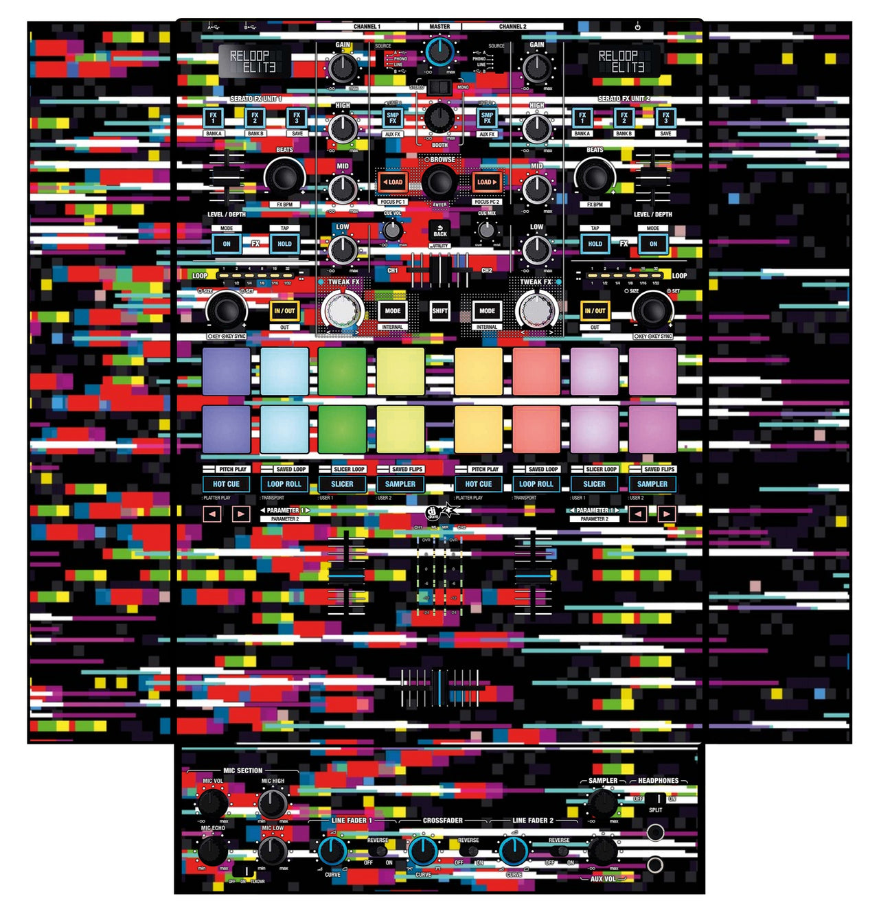 DJ Skins® Reloop Elite Skin Lost Signal