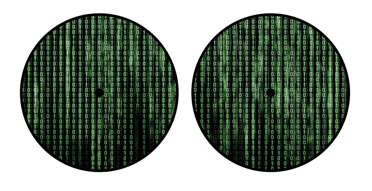 DJ Skins® Universal Vinyl Labelsticker (12.5 cm - LARGE) Skin Matrix