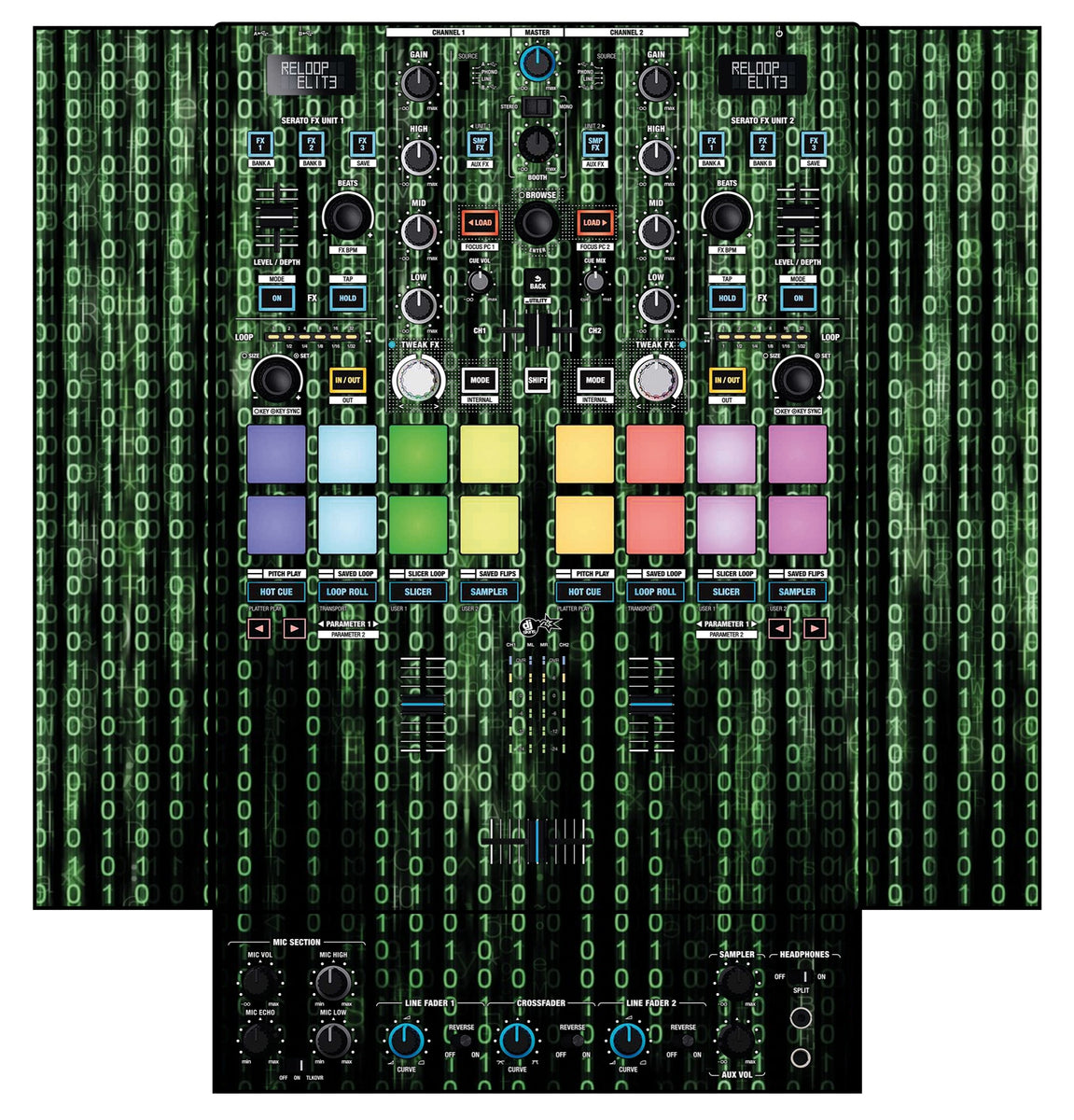 DJ Skins® Reloop Elite Skin Matrix