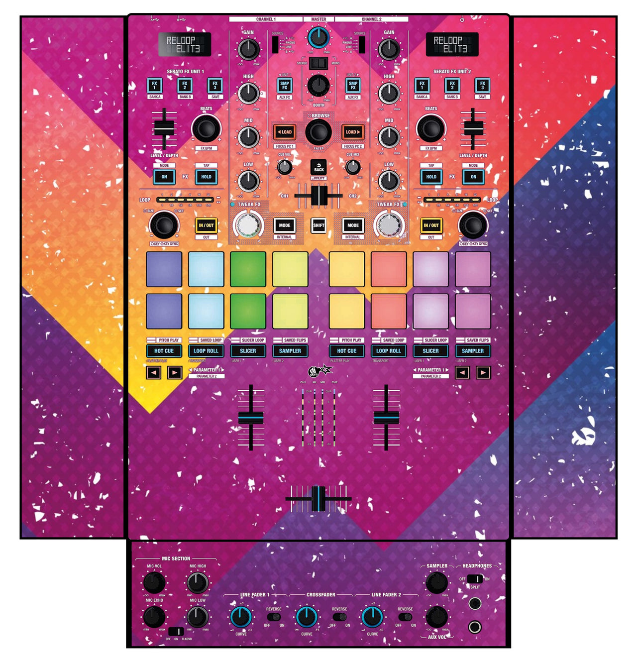 DJ Skins® Reloop Elite Skin Multisynth