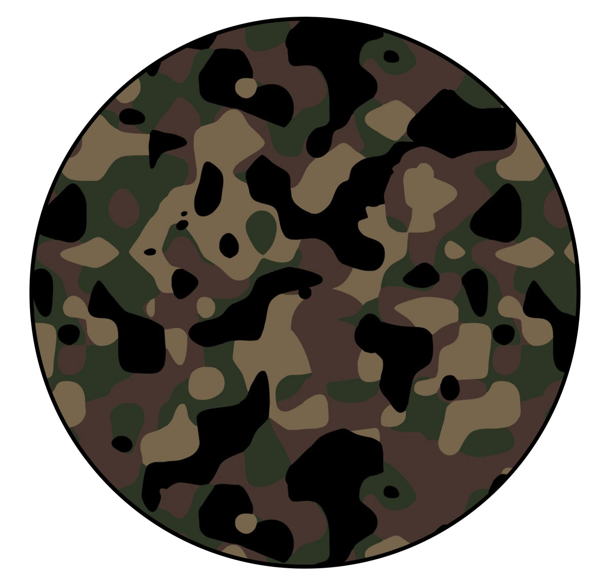 DJ Skins® Universal Slipmat 12 Inch Skin Camo Woodland