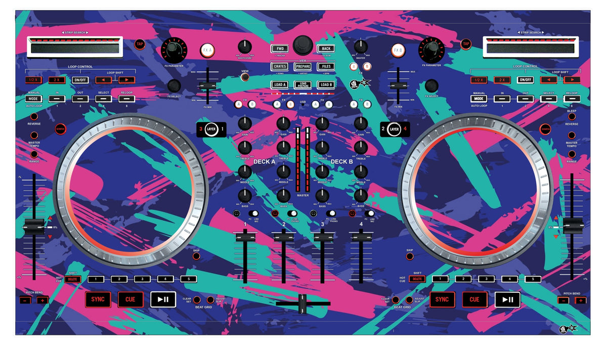 DJ Skins® Numark NS 6 Skin Retro Jogger