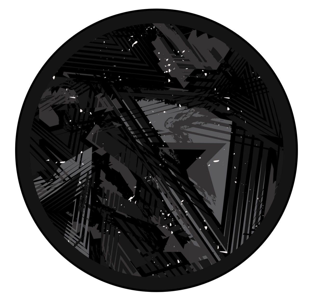 DJ Skins® Universal Slipmat 12 Inch Skin Ridge Black