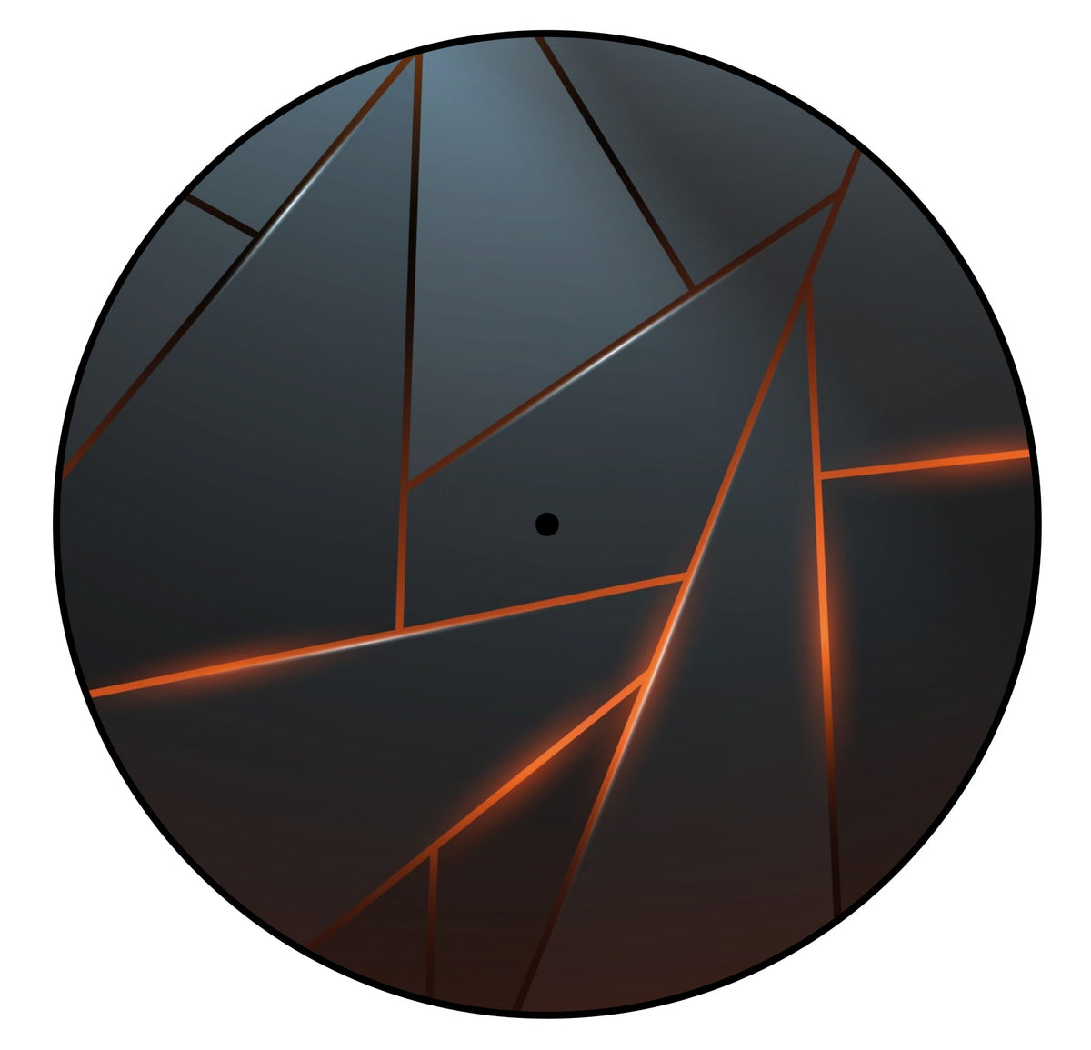 DJ Skins® Universal Slipmat 12 Inch Skin Rifter Orange