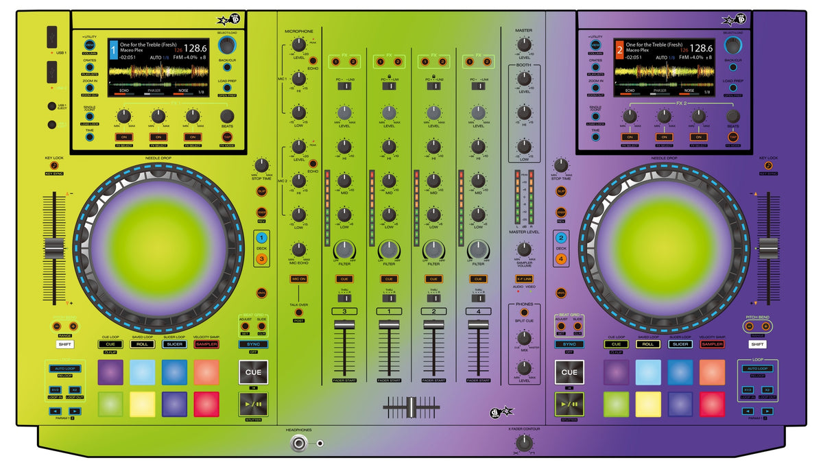 DJ Skins® Denon DJ MCX 8000 Skin Smooth Gradienter V1