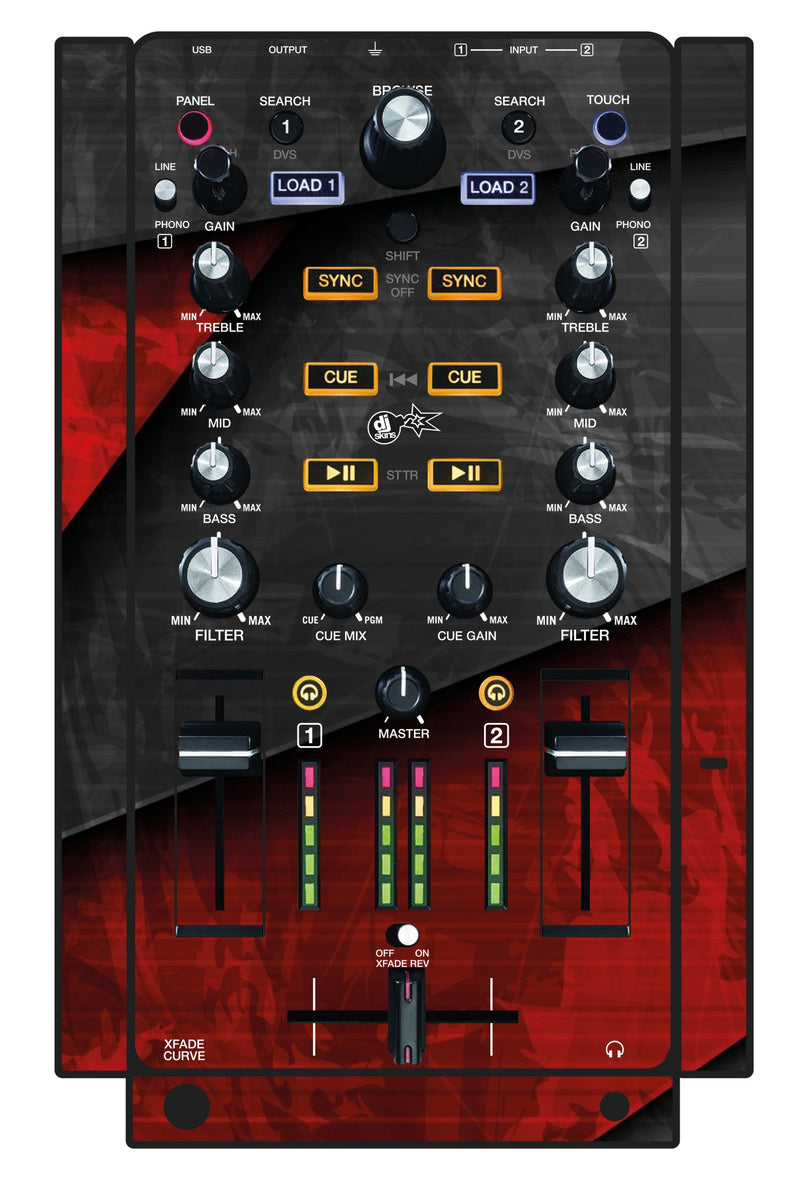 DJ Skins® Akai Pro AMX Skin Steelay Red