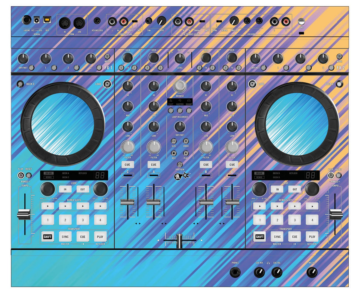 DJ Skins® Native Instruments S4 MK2 Skin Stripes