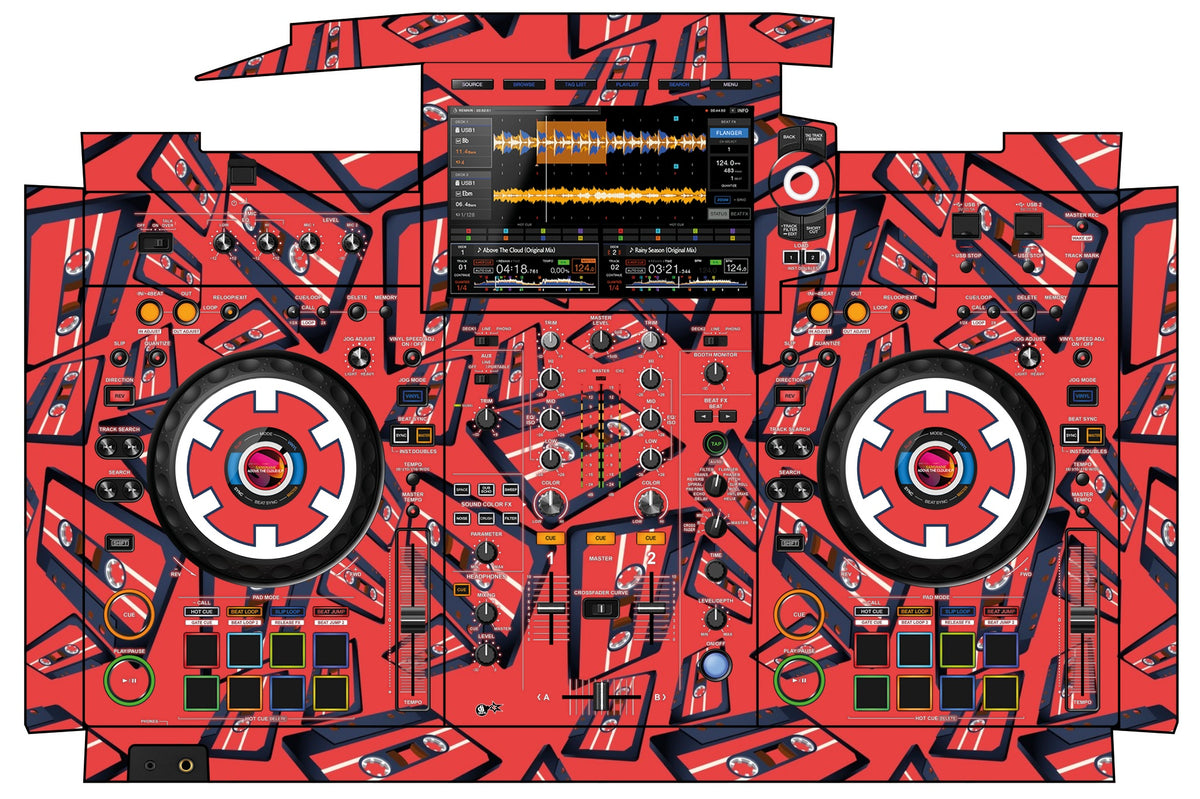 DJ Skins® Pioneer DJ XDJ RX 3 Skin Tapedeck