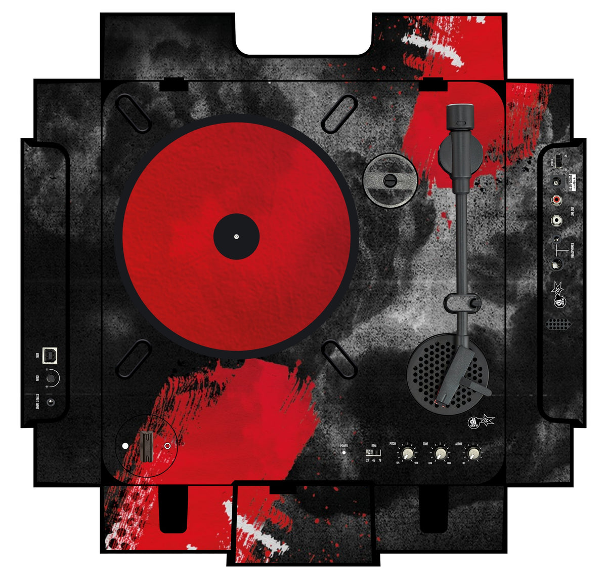 DJ Skins® Numark PT 01 incl. Sides Skin What You are Waiting For