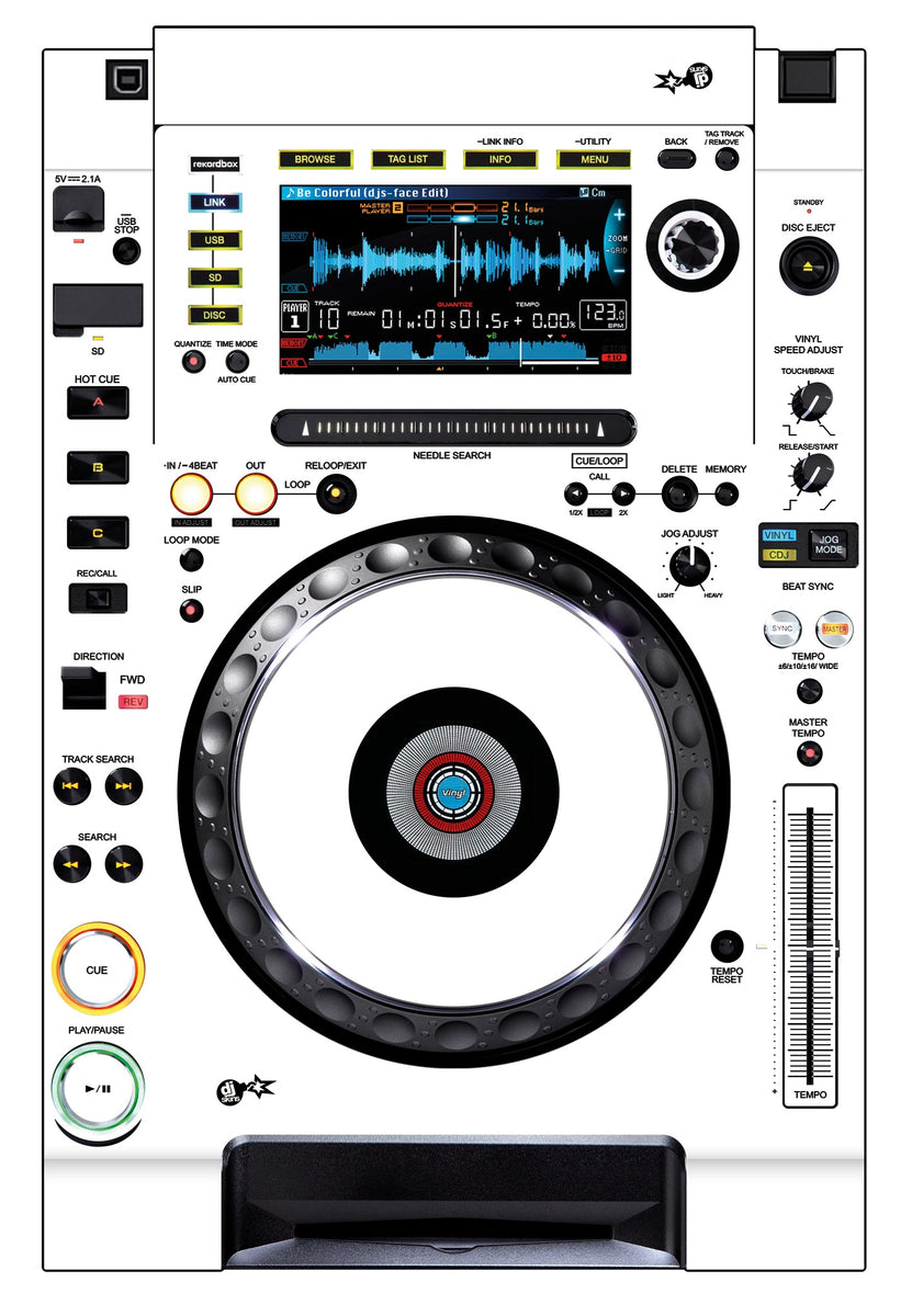 DJ Skins® Pioneer DJ CDJ 2000 NEXUS Skin White