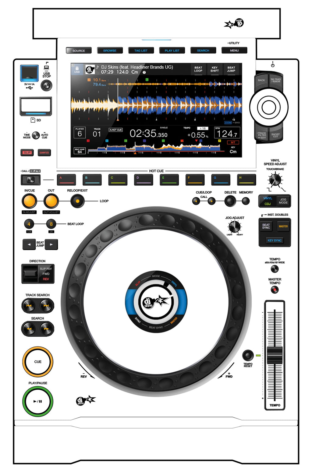 CDJ 3000 – DJ Skins