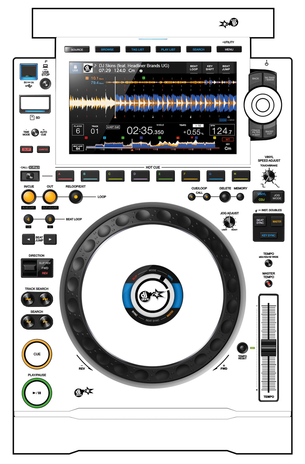 CDJ 3000 – DJ Skins